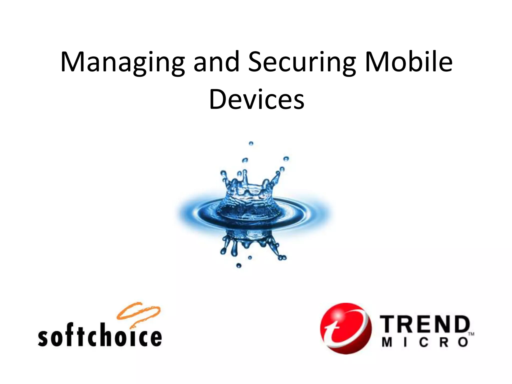 Managing and securing mobile devices | PPT