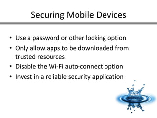 Managing and securing mobile devices | PPT