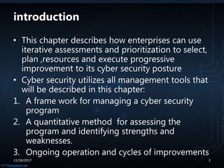Managing an enterprise cyber security program | PPT