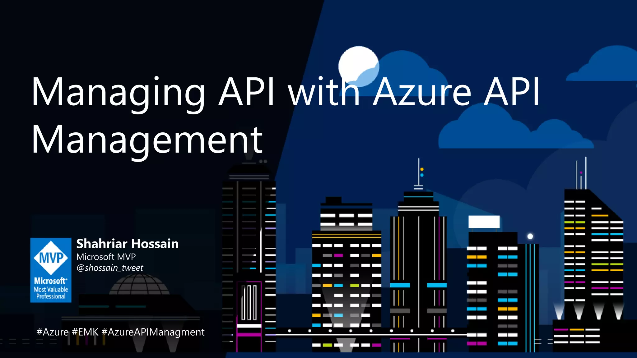Managing API with Microsoft API Management | PPT