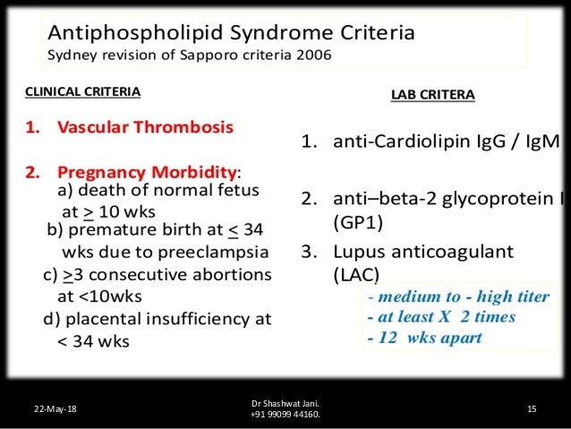 MANAGING APLA - AN EVIDENCE BASED PRACTICAL APPROACH BY DR SHASHWAT J…