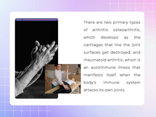 Managing arthritis with physiotherapy.pptx | Physical Therapy | Wellness