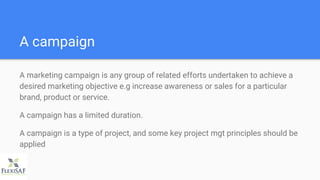 Managing a successful marketing campaign | PDF