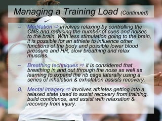 Managing A Training Load & Sports Injury Risk Management | PPT