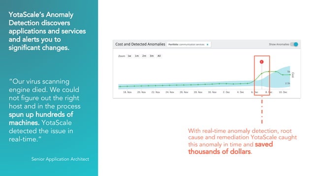 Managing Aws Costs With Anomaly Detection And Root Cause Analysis Ppt