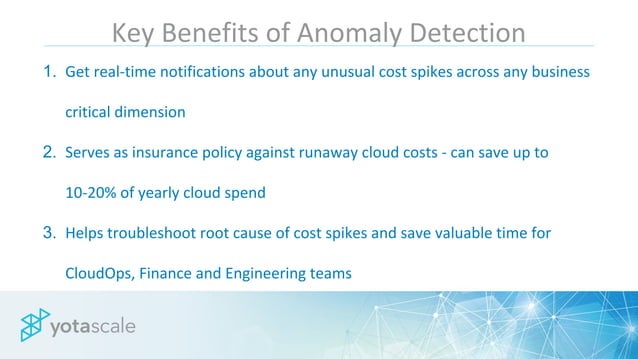 Managing AWS Costs with Anomaly Detection and Root Cause Analysis | PPT
