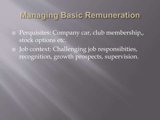 Managing basic remuneration | PPTX
