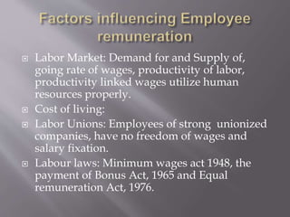 Managing basic remuneration | PPTX