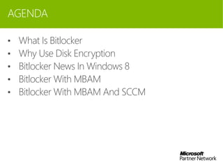 Managing bitlocker with MBAM | PDF