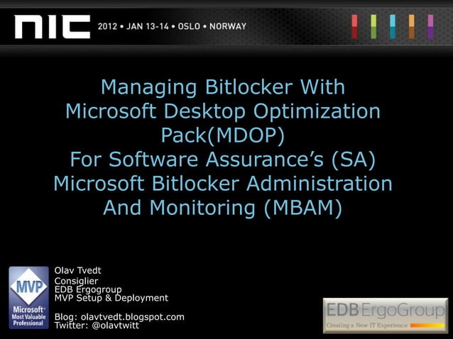 Managing bitlocker with mbam | PDF | Laptops | Computing