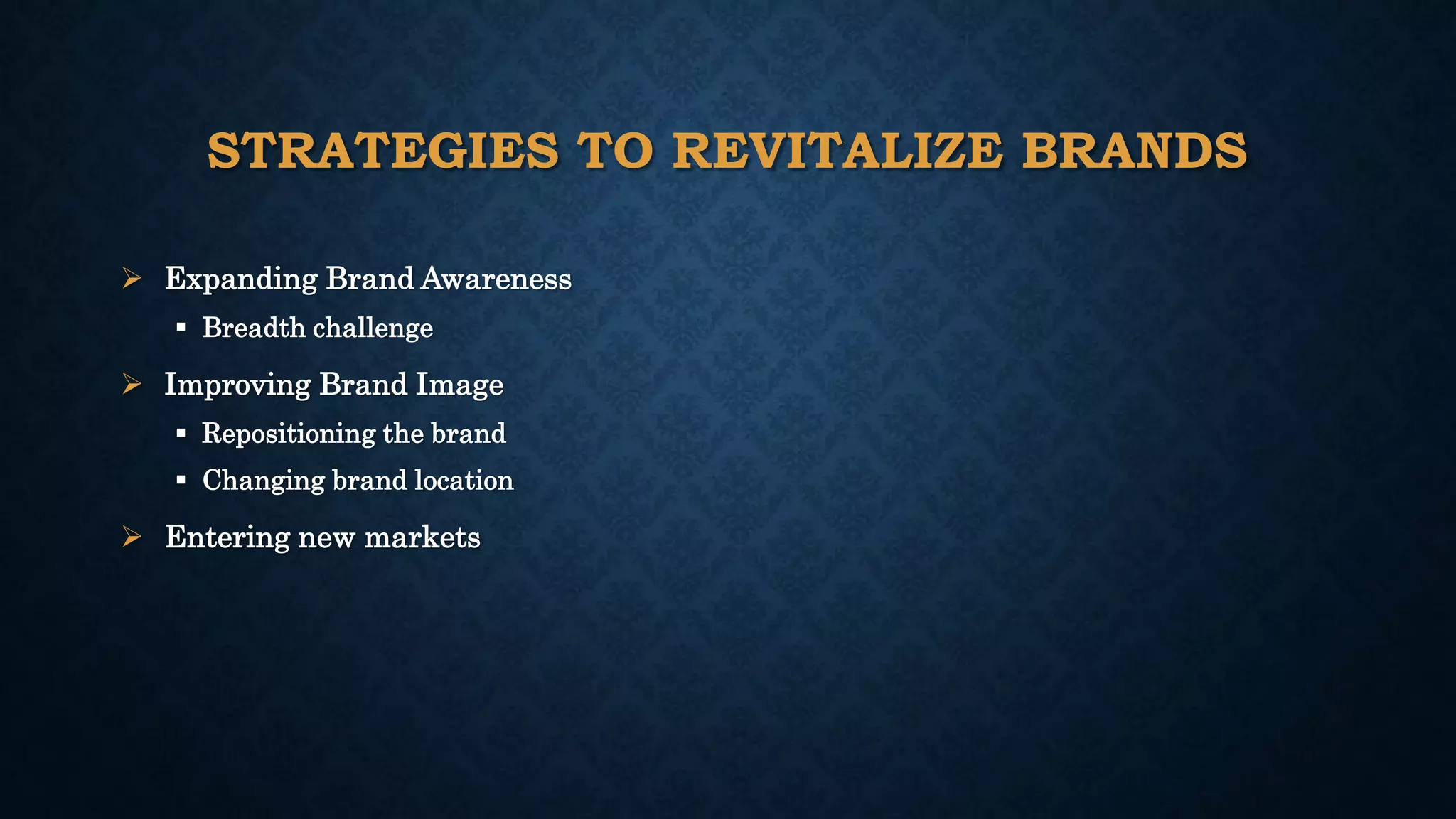 chap.13 Managing brand overtime | PPTX