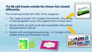 Managing brands HUL | PPTX