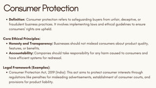 Managing Business Ethics: Product Liability, Consumer Protection ...