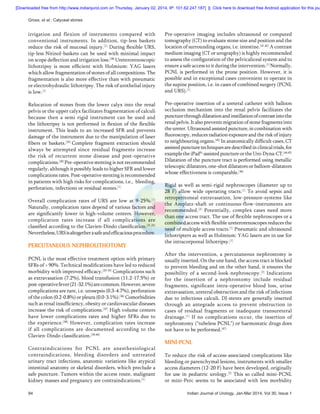 Managing caliceal stones | PDF