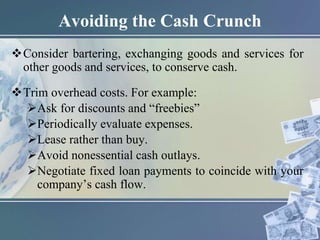 Managing cash flow, Slide Presentation | PPTX