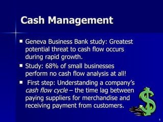 Managing Cash Flow | PPT
