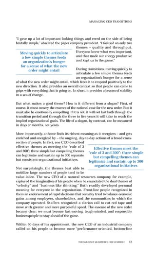 Managing CEO transitions | PDF