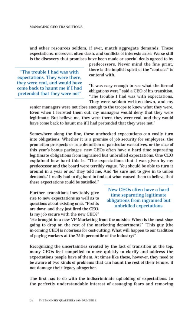 Managing CEO transitions | PDF