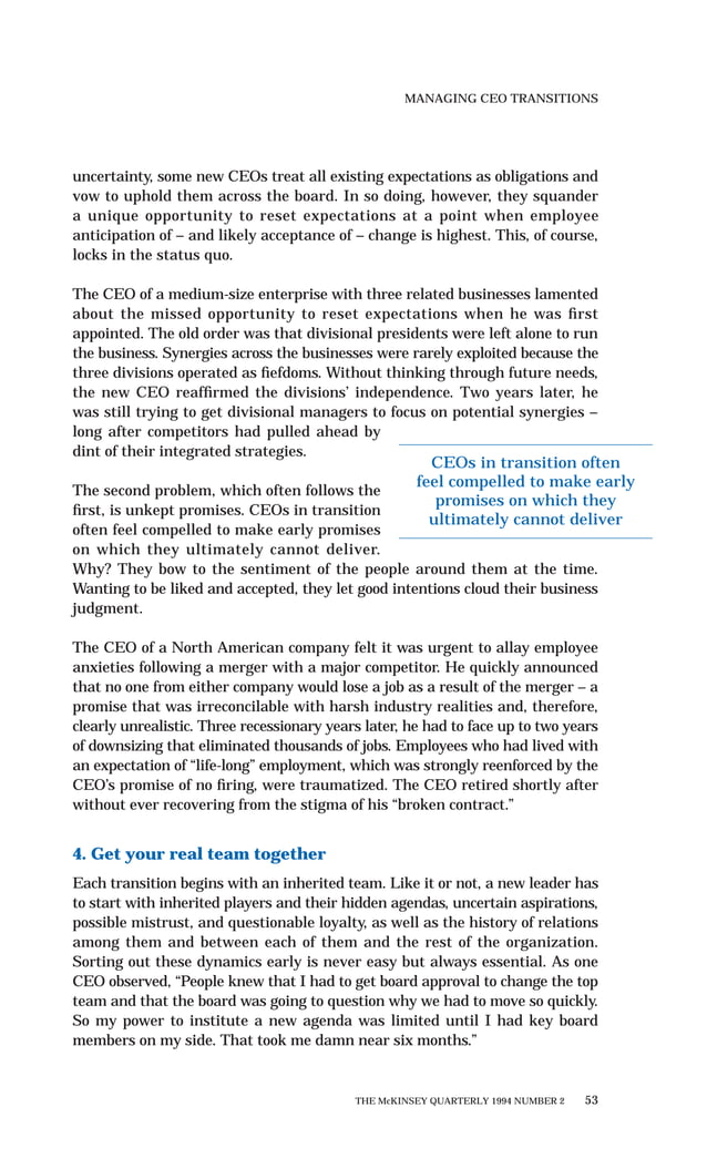 Managing CEO transitions | PDF