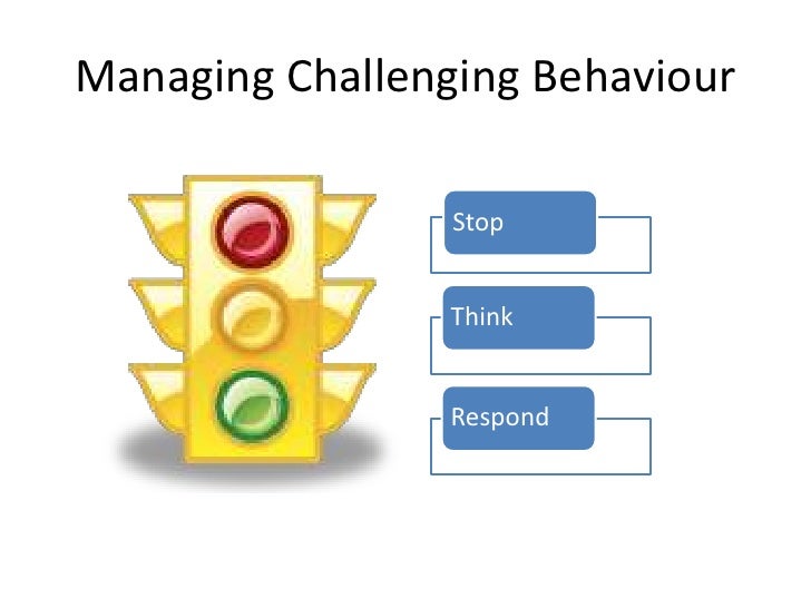 Managing challenging behaviours