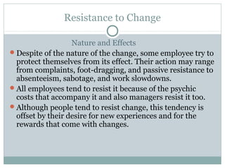 Managing change | PPT