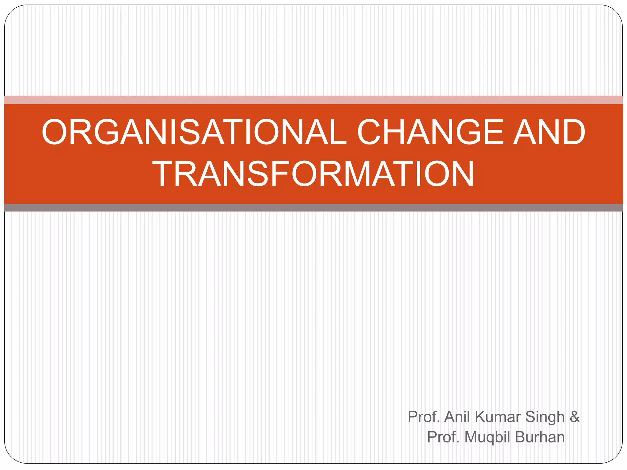 Managing change | PPTX