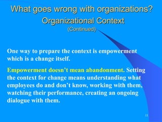 Managing Change in organization and business | PPT