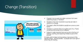 Managing Change | PPTX