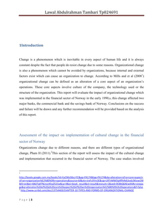 Managing change and leadership | PDF