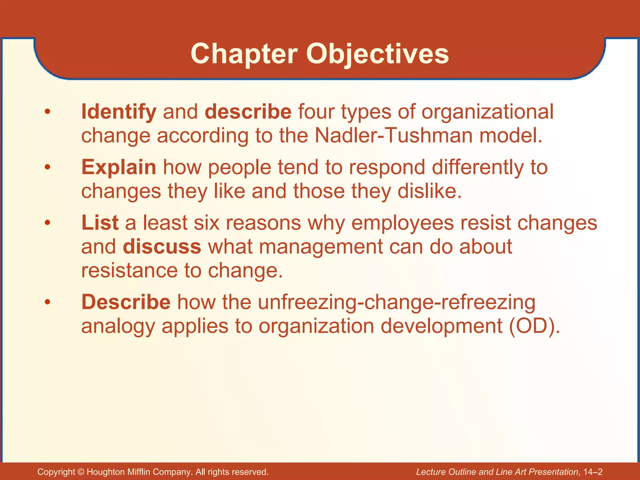 Managing Change & Conflict | PPT