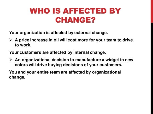 Managing Change in Your Workplace