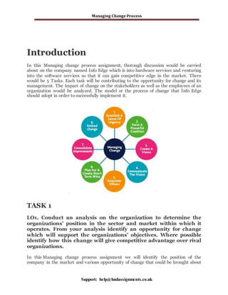Managing Change Process | PDF