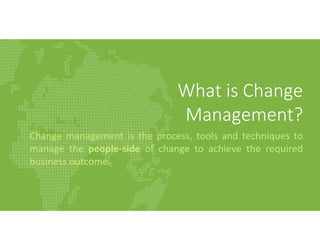 Managing change slide | PPTX