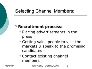 Managing Marketing channel | PPT