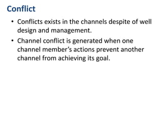 Managing channel conflict | PPTX