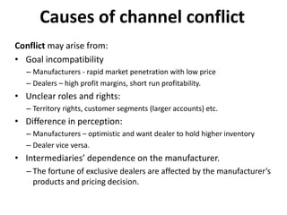Managing channel conflict | PPTX