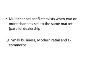 Managing channel conflict | PPTX