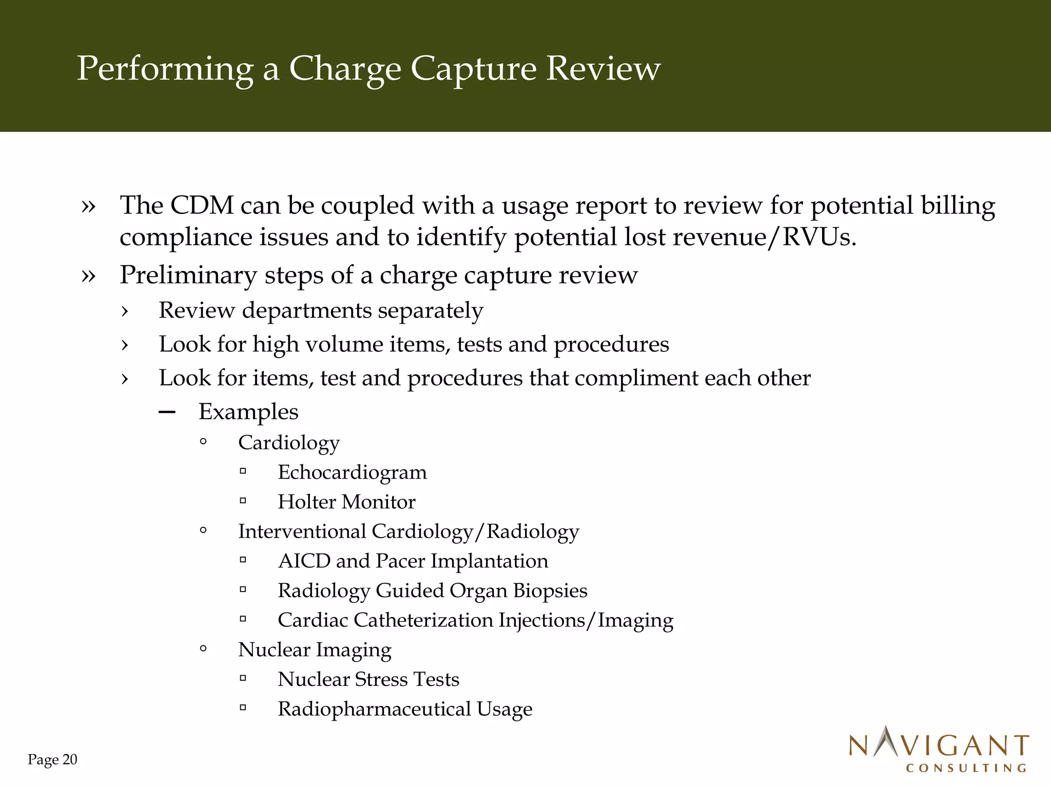 Managing the Chargemaster | PPT