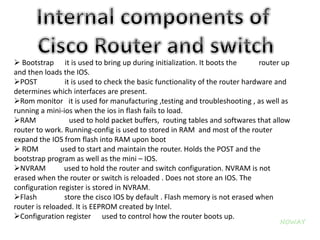 Managing cisco internetwork | PPTX