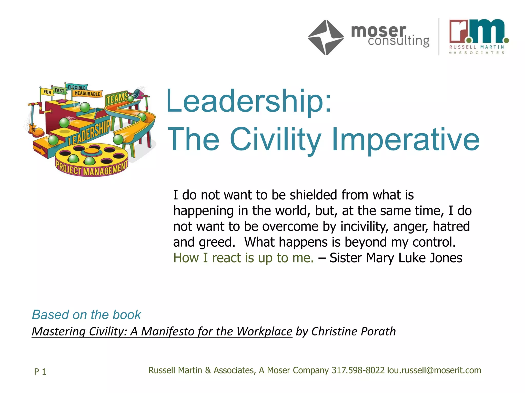 Leadership: The Civility Imperative | PDF