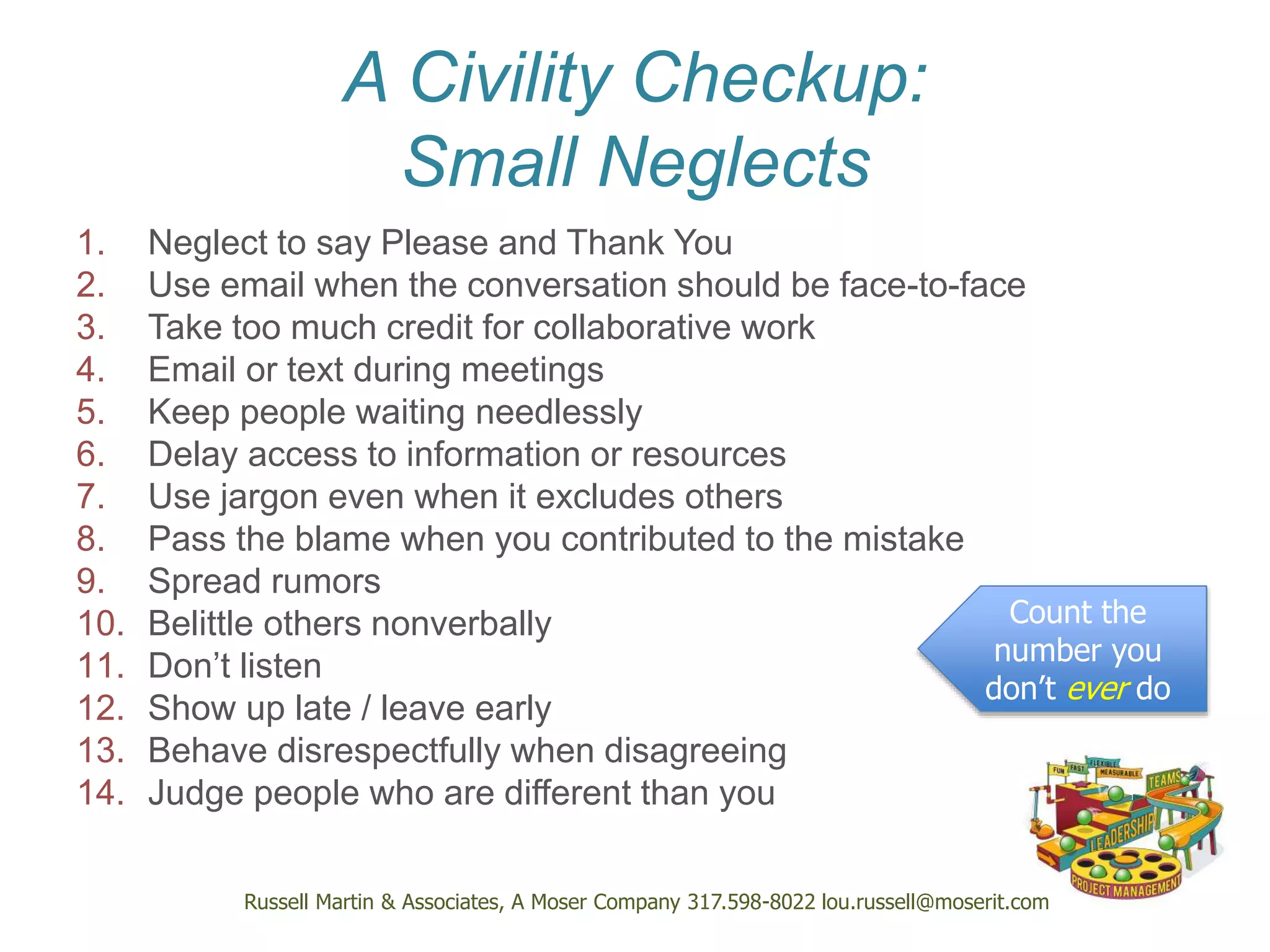 Managing civility atd cic | PPTX