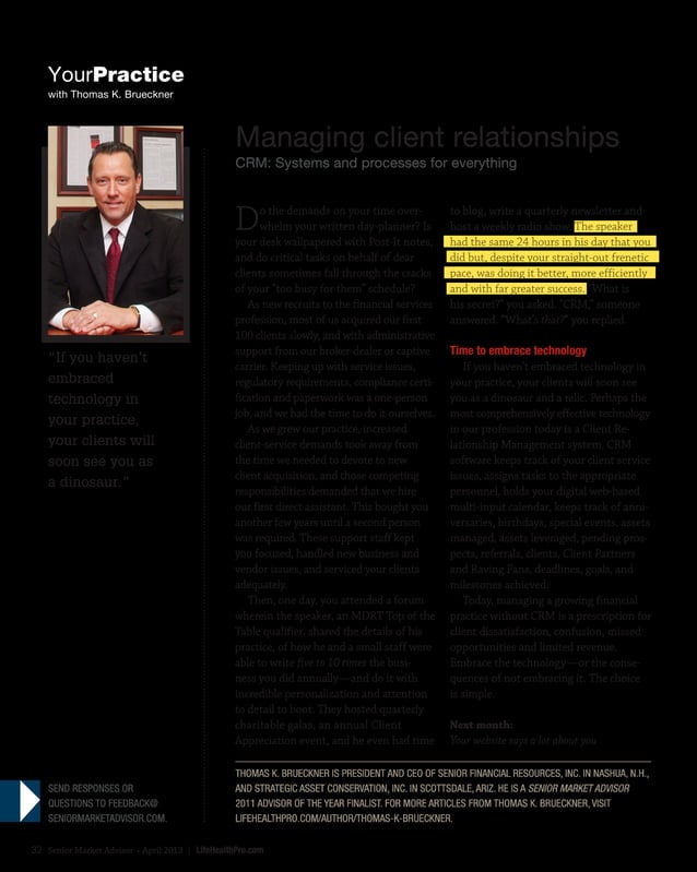 Managing client relationships | PDF