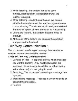 Managing communication problems | PDF