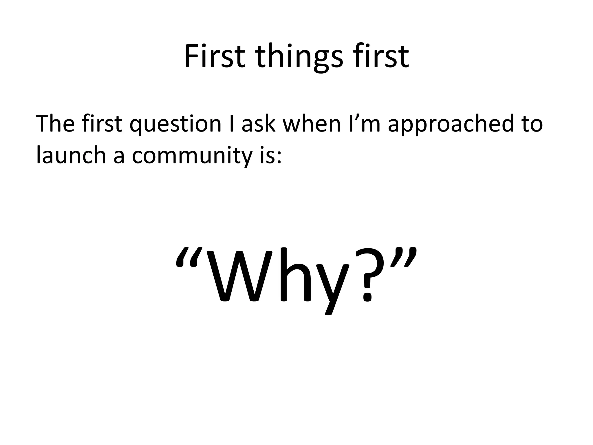 Managing communities | PPTX