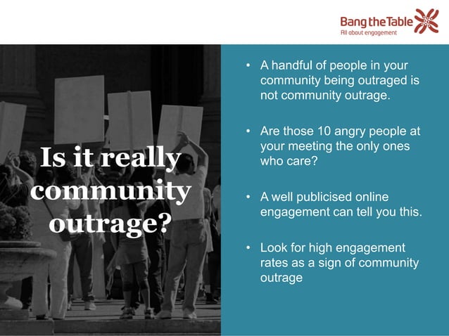 Managing community outrage webinar [autosaved] | PPT