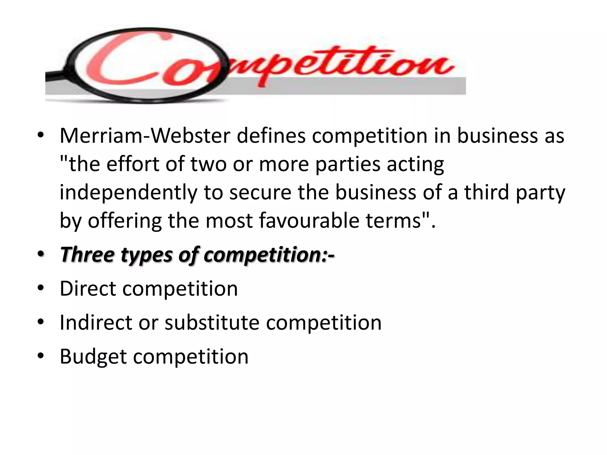 Managing competition | PPTX