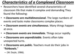 Managing complex classroom | PPTX