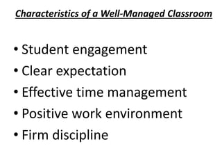 Managing complex classroom | PPTX