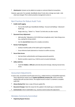 Managing Compliance Audit Trails in QuickBooks.ppt