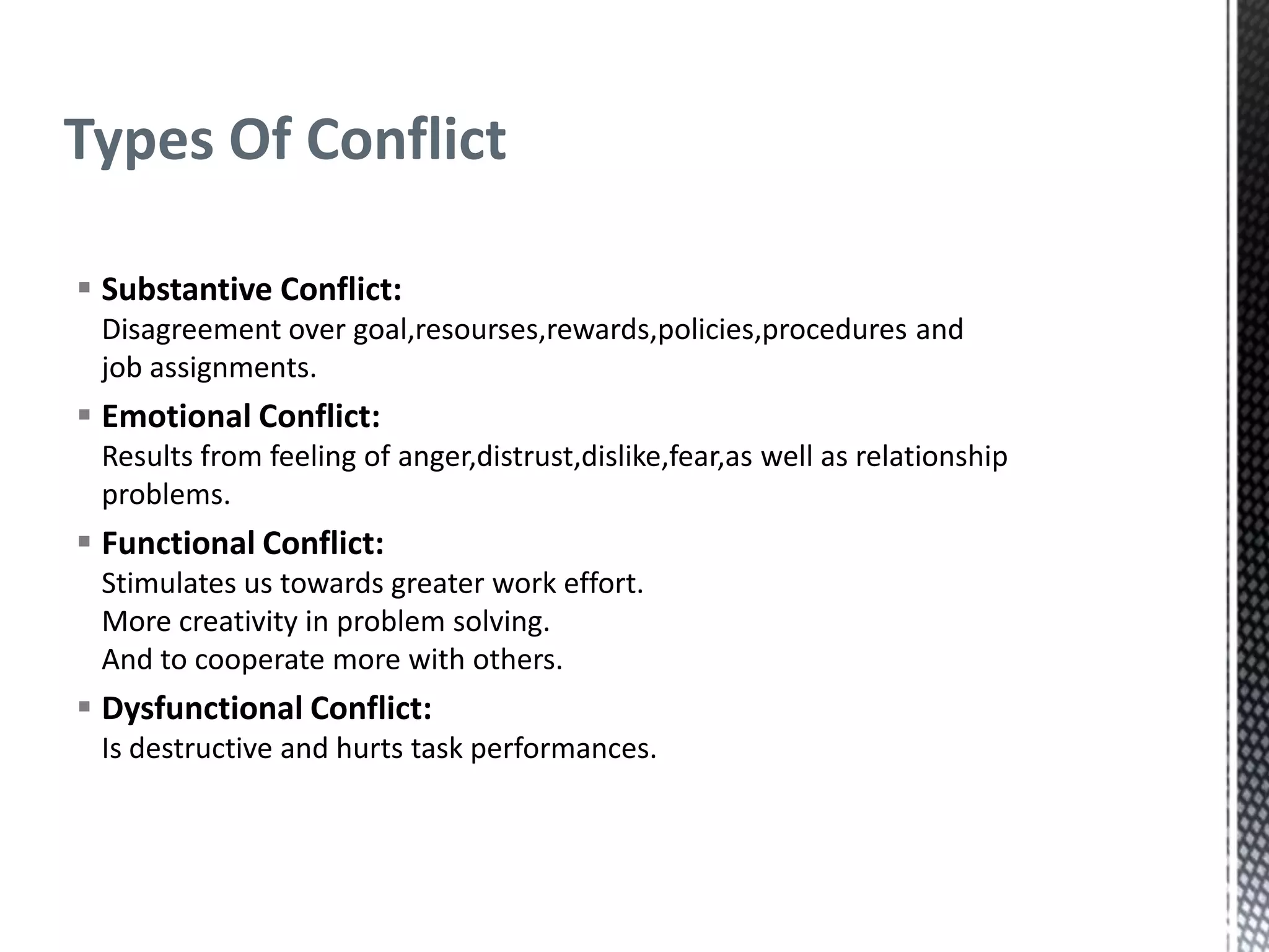 Managing conflict | PPTX